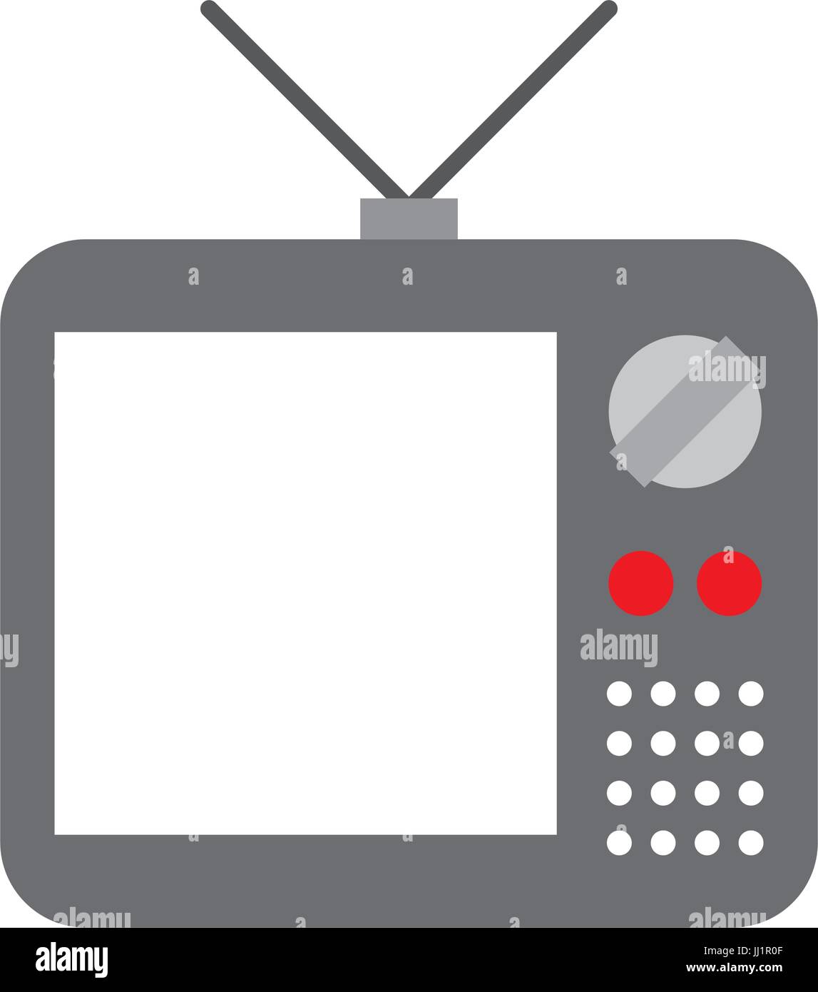 old tv isolated icon Stock Vector Image & Art - Alamy