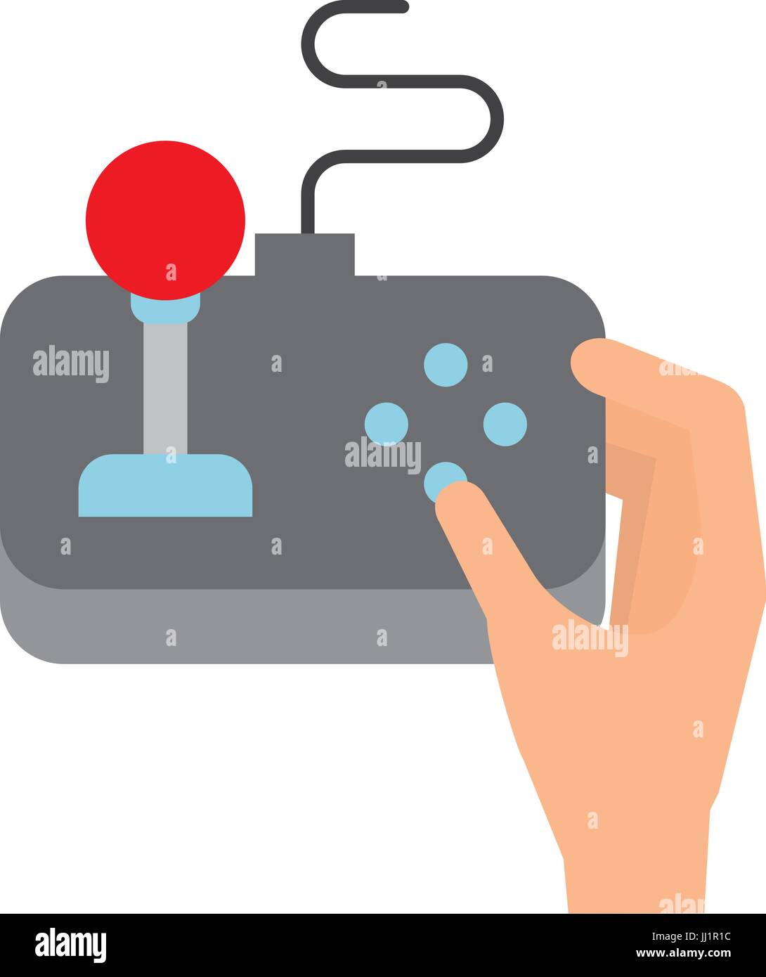 hands with video game control icon Stock Vector Image & Art - Alamy