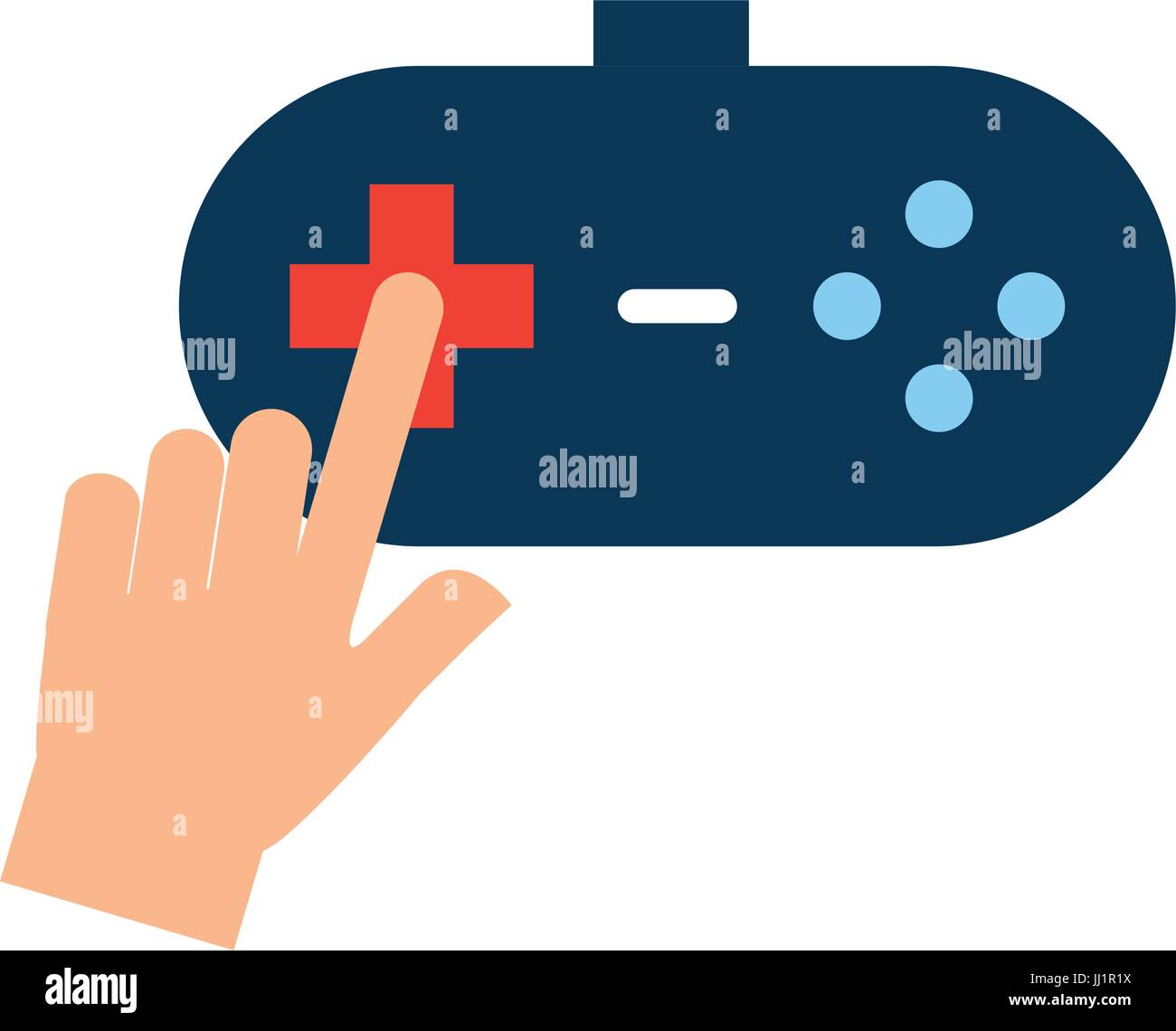 hands with video game control icon Stock Vector Image & Art - Alamy