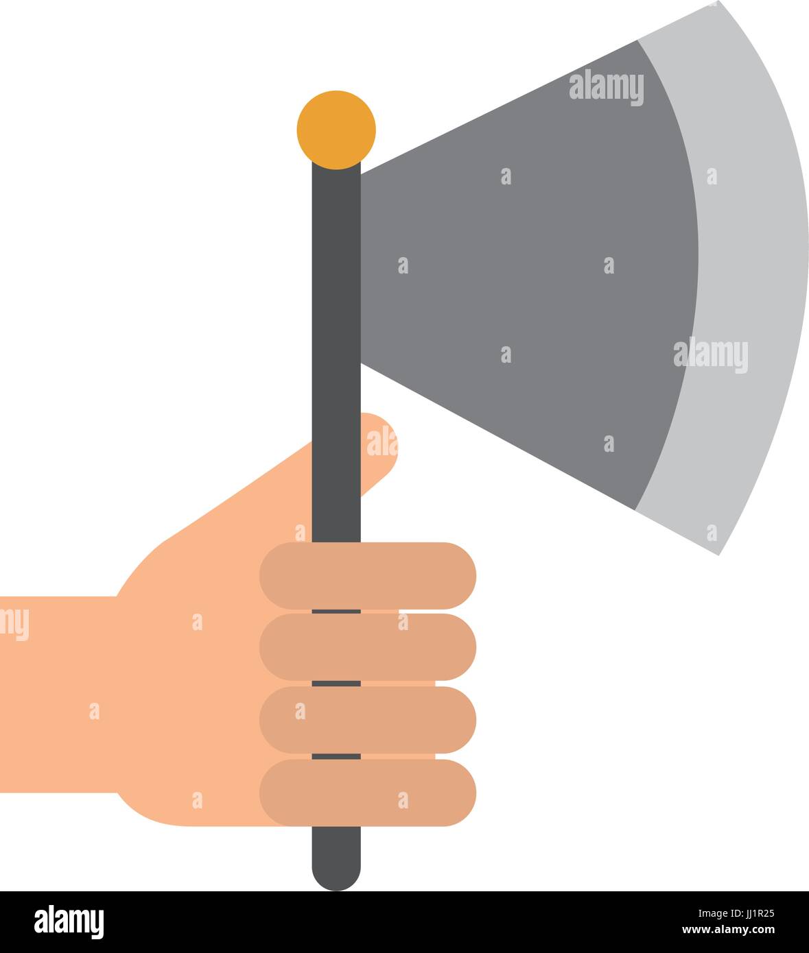 hand with ax weapon warrior game Stock Vector Image & Art - Alamy