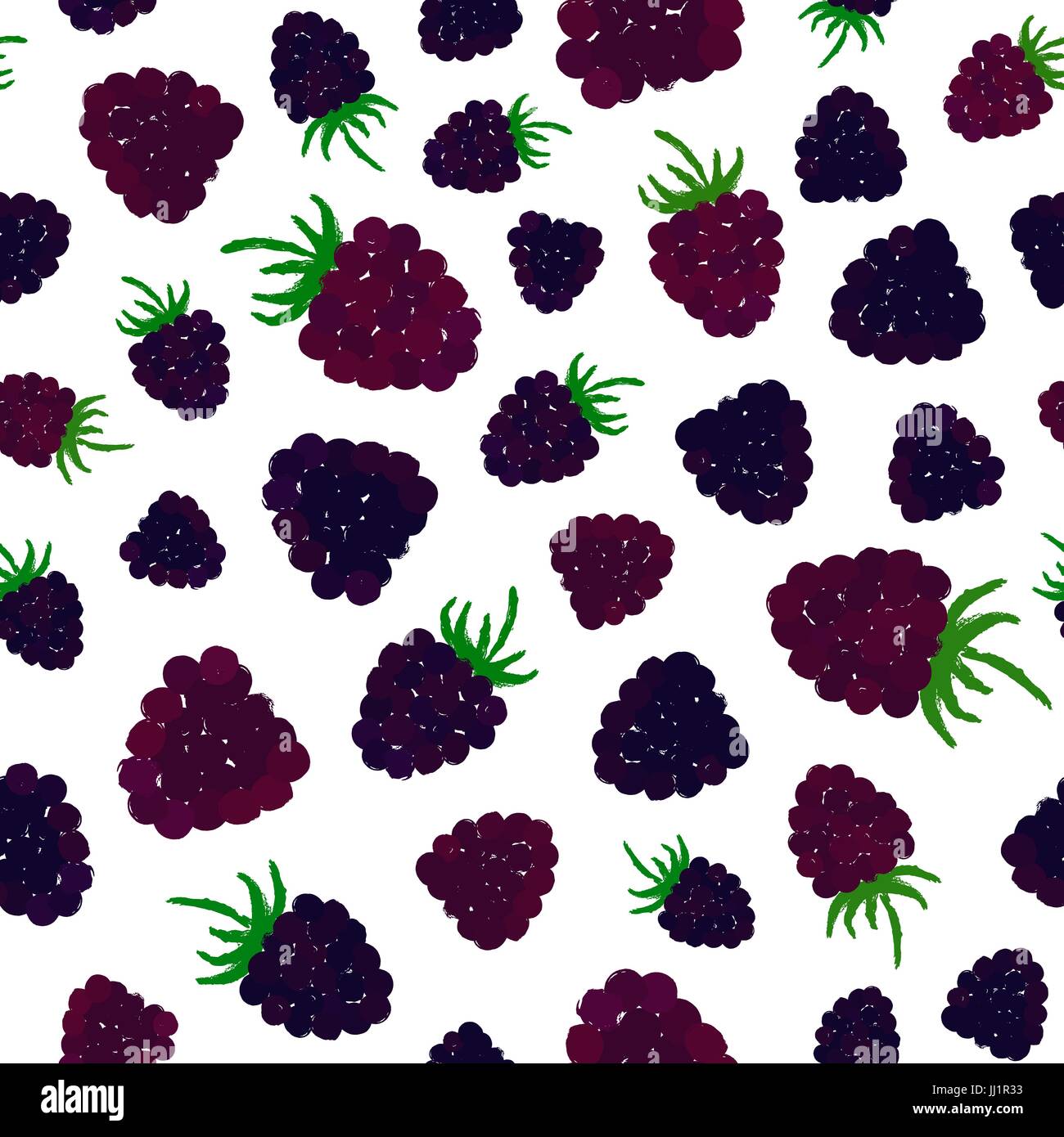 Blueberry Background Painted Pattern Stock Vector Image & Art - Alamy