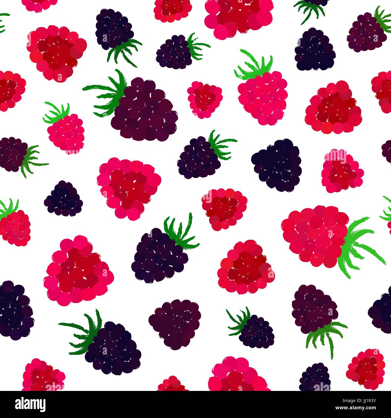 Raspberry Background Painted Pattern Stock Vector Image & Art - Alamy