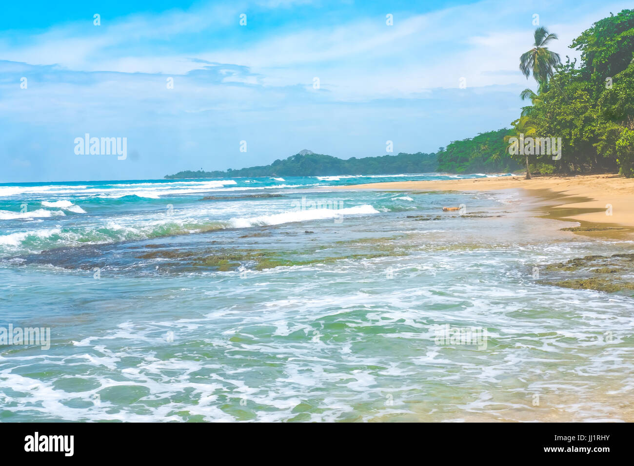 costa rica caribbean beach vacation travel sand tourist destination ...