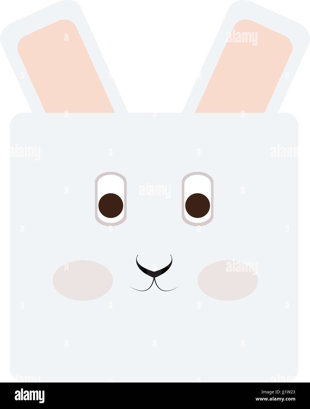 Isolated rabbit face Stock Vector Image & Art - Alamy