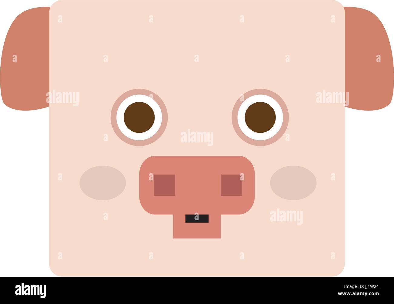 Pig polygon Stock Vector Images - Alamy