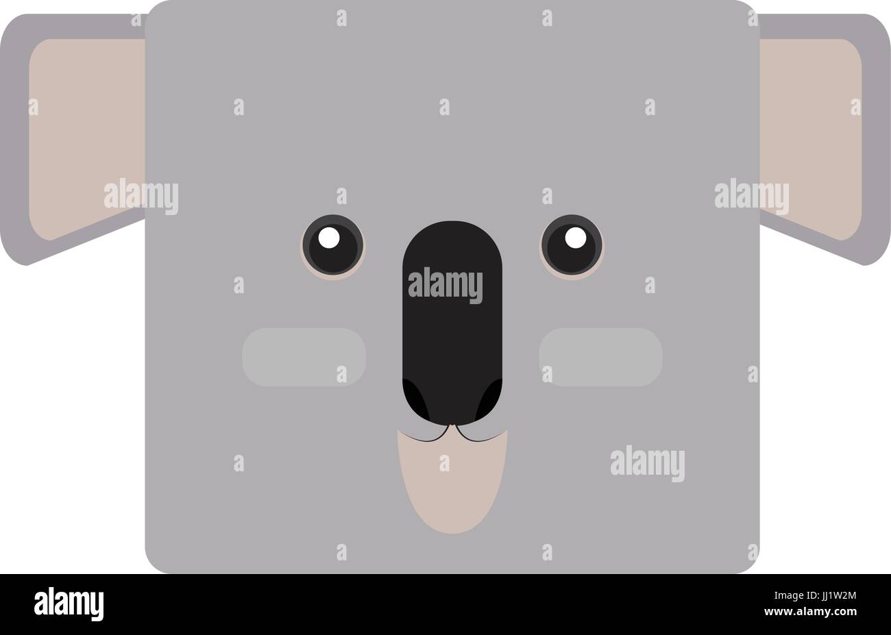 Isolated koala face Stock Vector Image & Art - Alamy