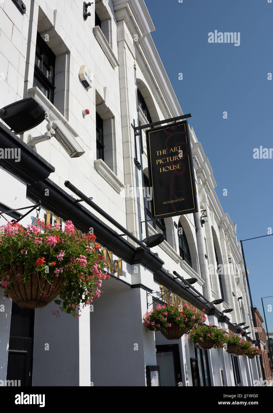 The art picture house pub sign in bury lancashire uk Stock Photo - Alamy