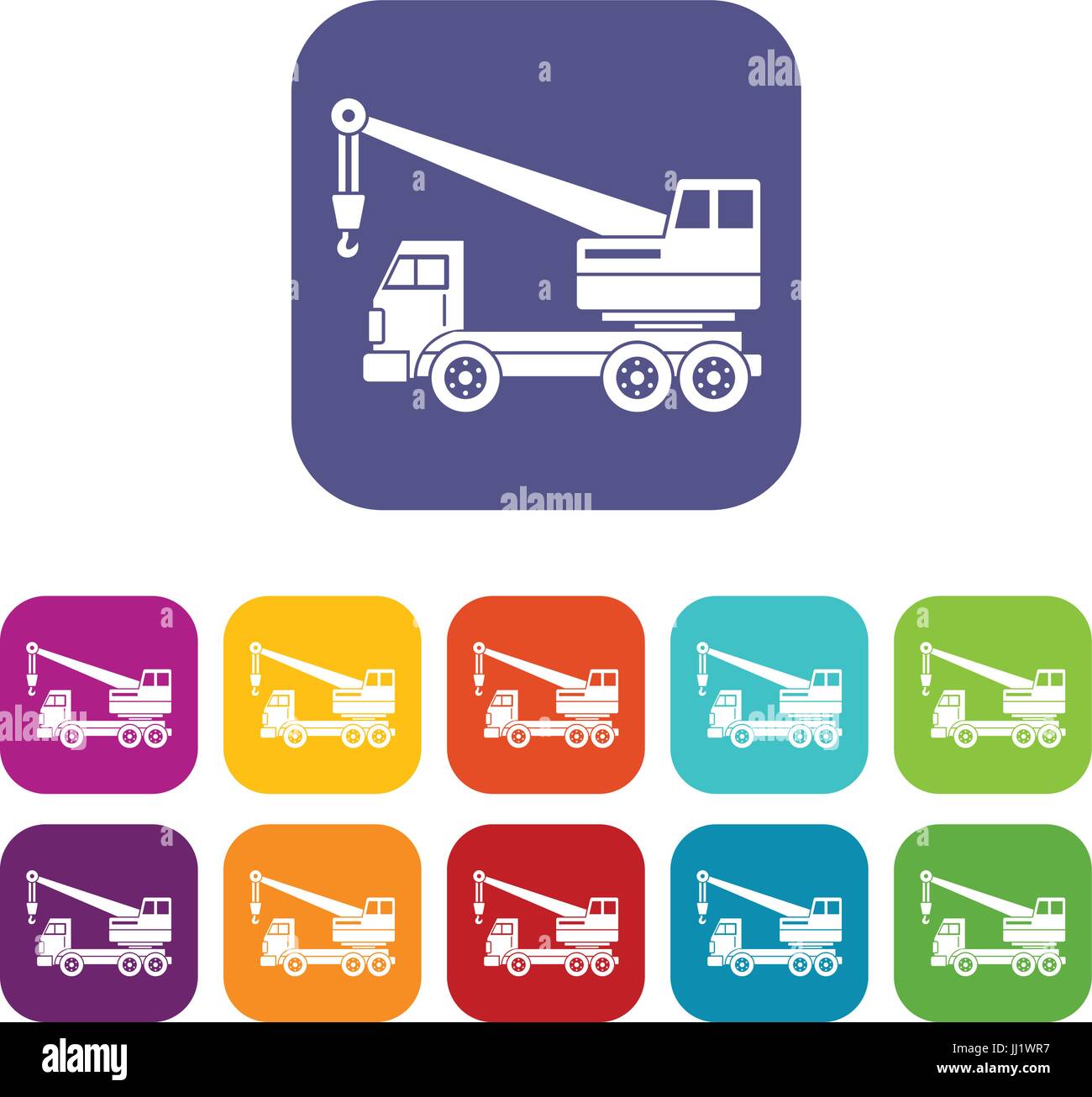 Crane outrigger Stock Vector Images - Alamy