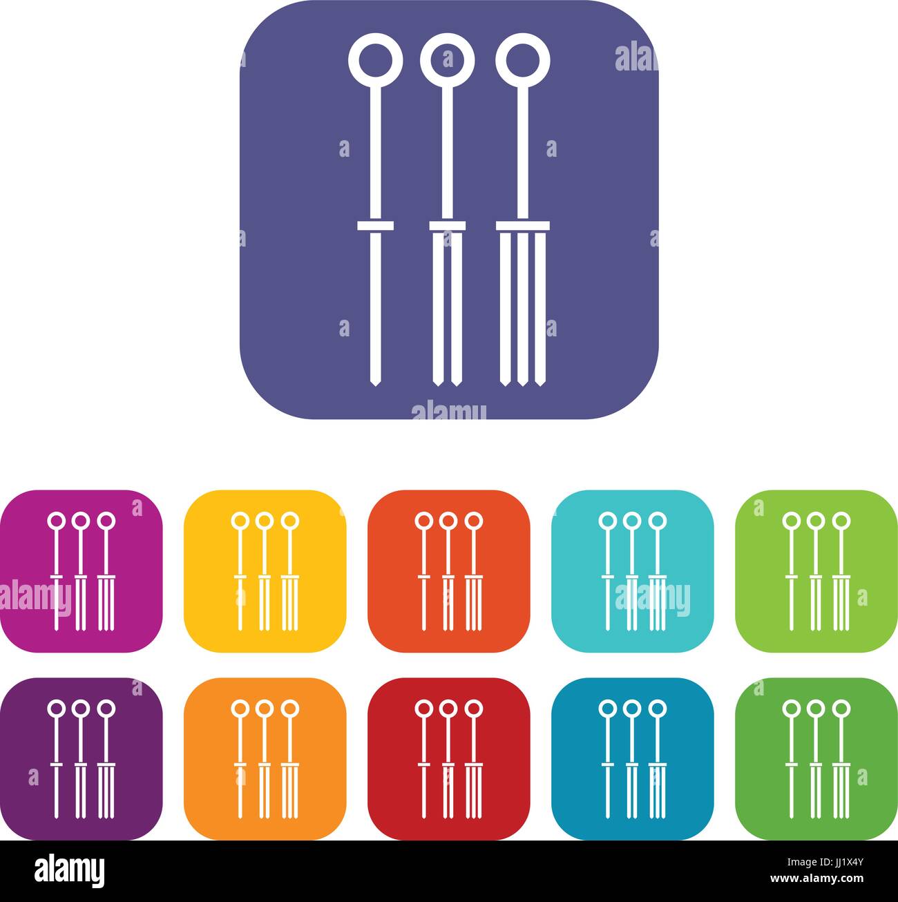 Tattooing needles Stock Vector Images - Alamy