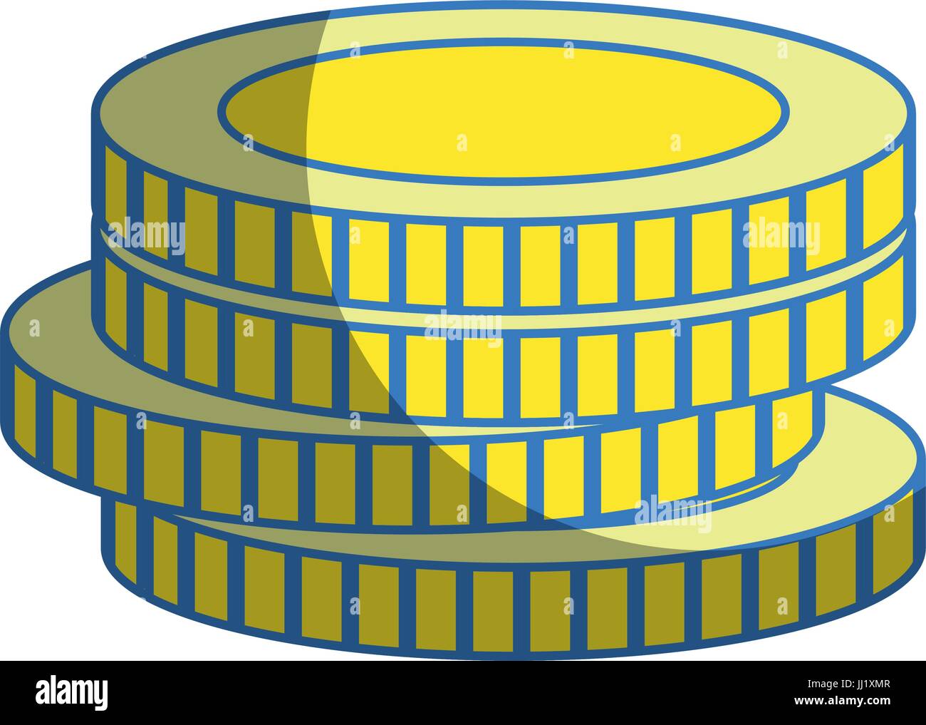 coins cash money to financial economy Stock Vector Image & Art - Alamy