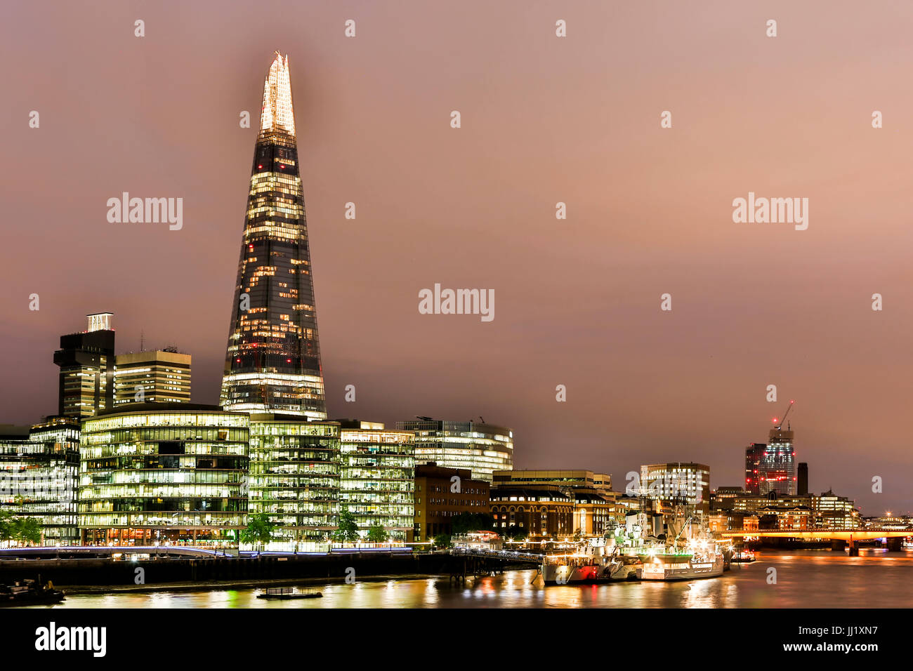 The Shard (tallest building), London, England, United Kingdom Stock ...