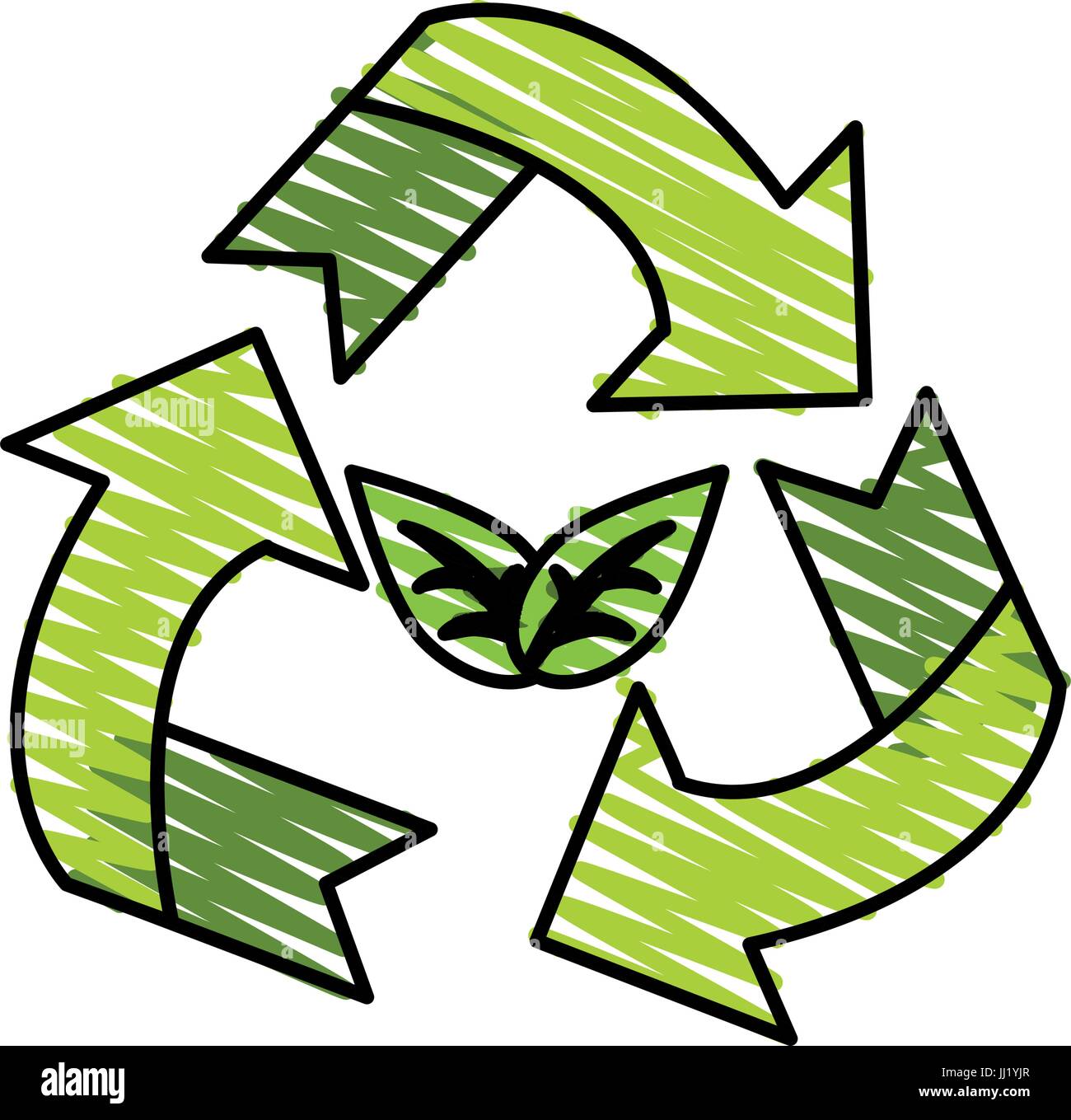 recycle symbol vector illustration Stock Vector Image & Art - Alamy