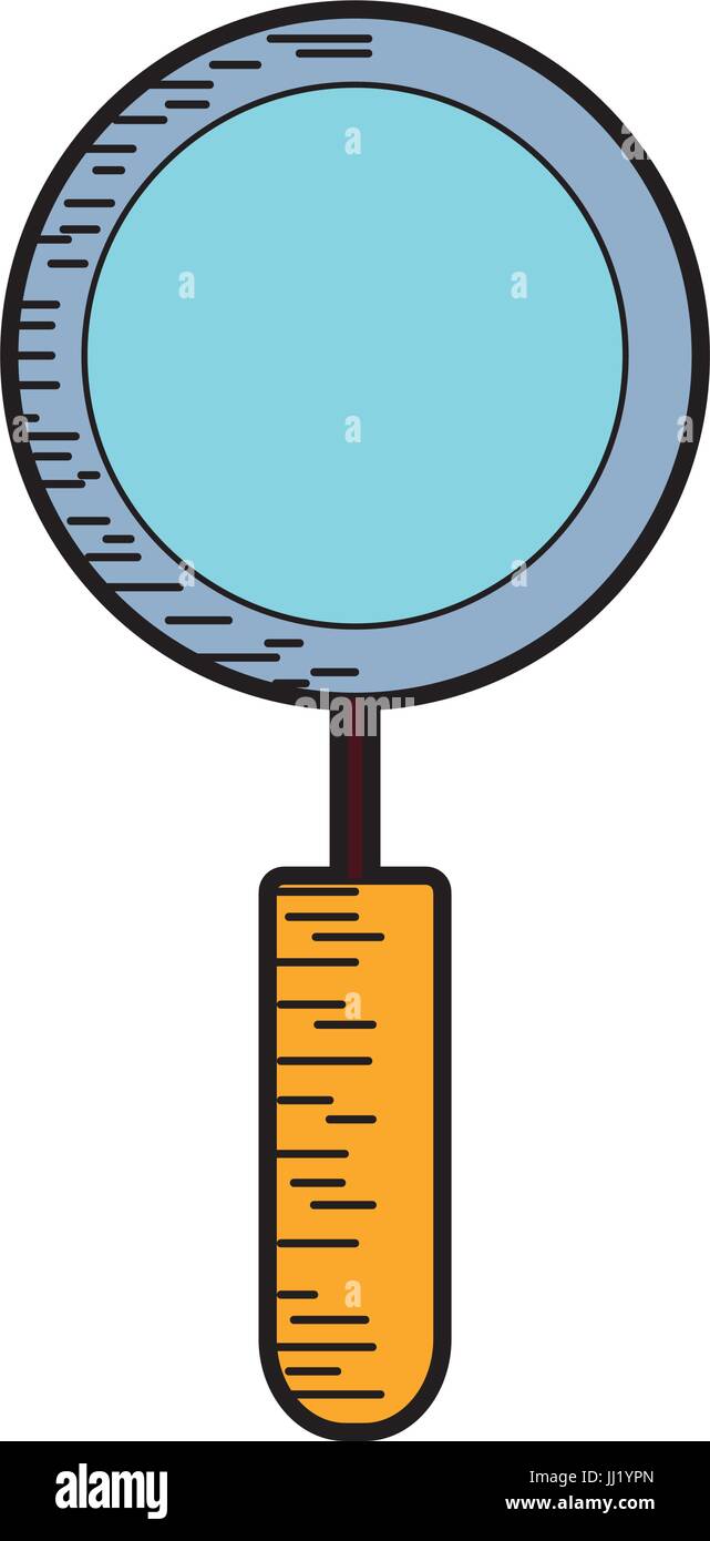 magnifying glass tool to explore Stock Vector Image & Art - Alamy