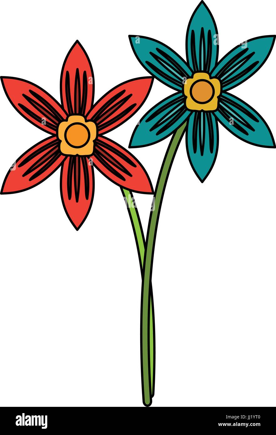 flower vector illustration Stock Vector Image & Art - Alamy