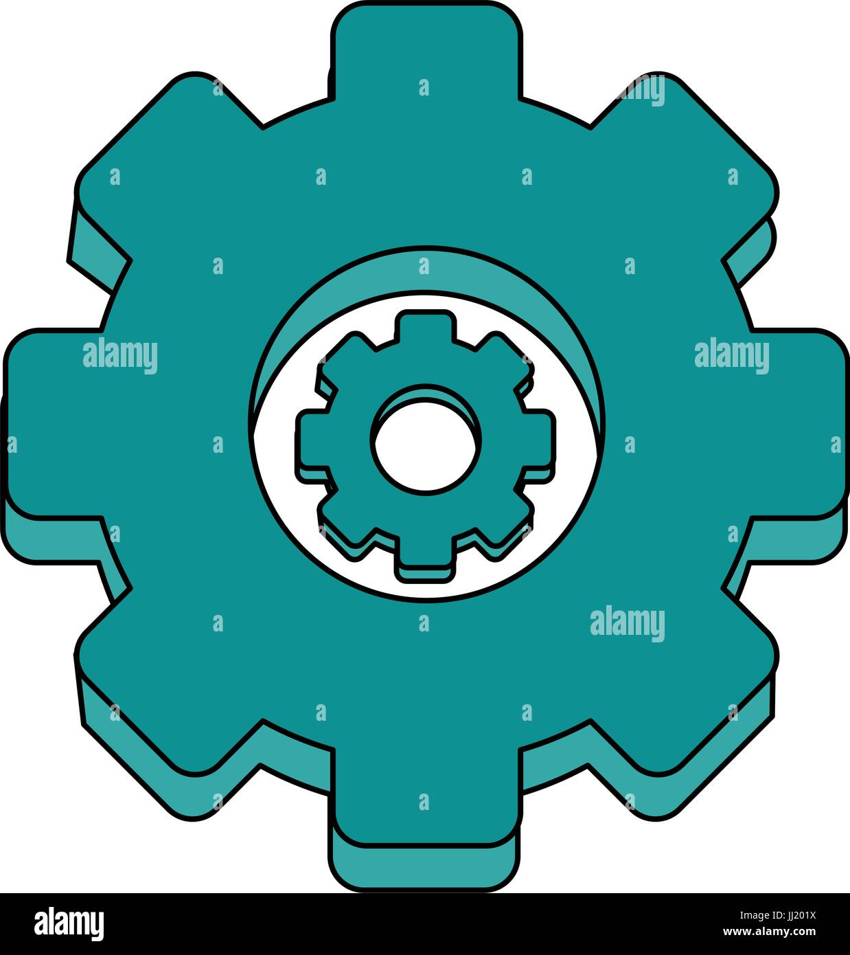 gear wheel vector illustration Stock Vector Image & Art - Alamy