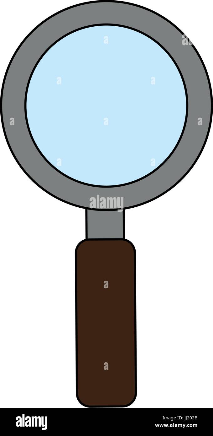 magnifying glass vector illustration Stock Vector Image & Art - Alamy