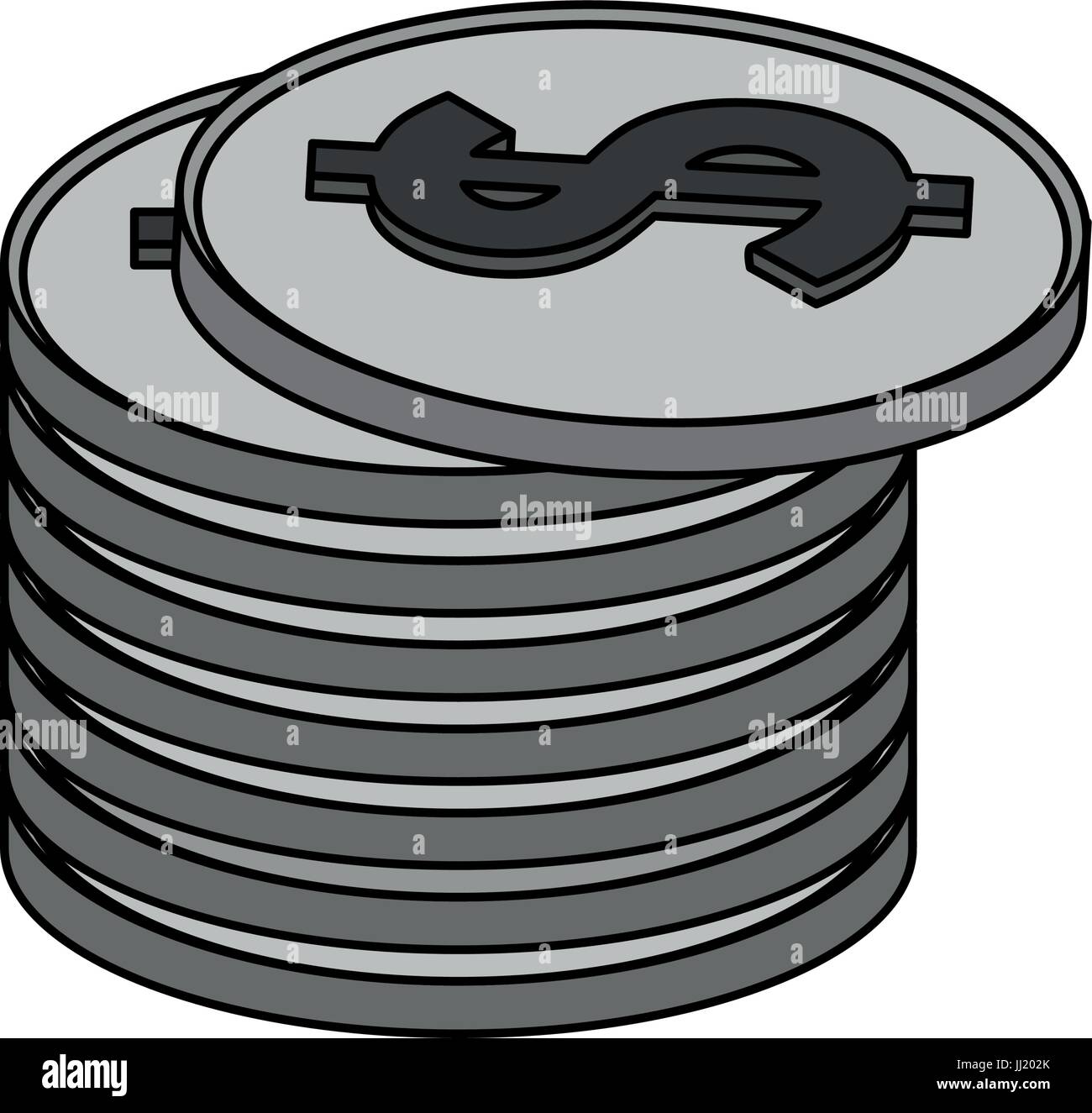coins vector illustration Stock Vector Image & Art - Alamy
