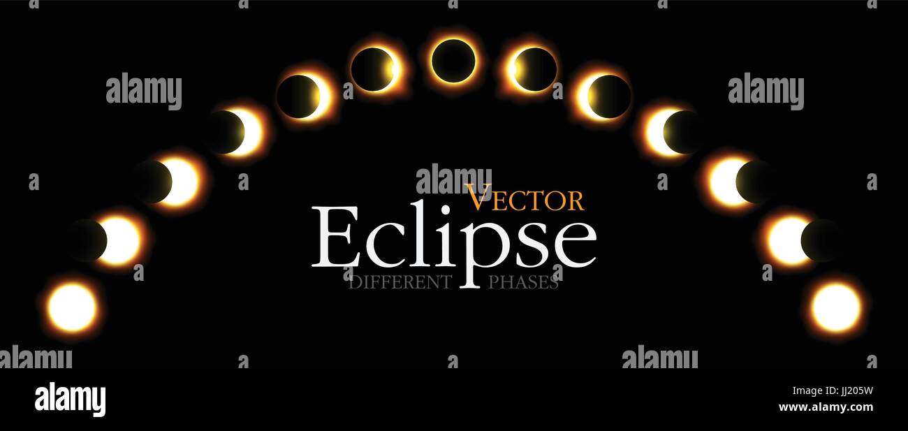Complete eclipse Stock Vector Images - Alamy