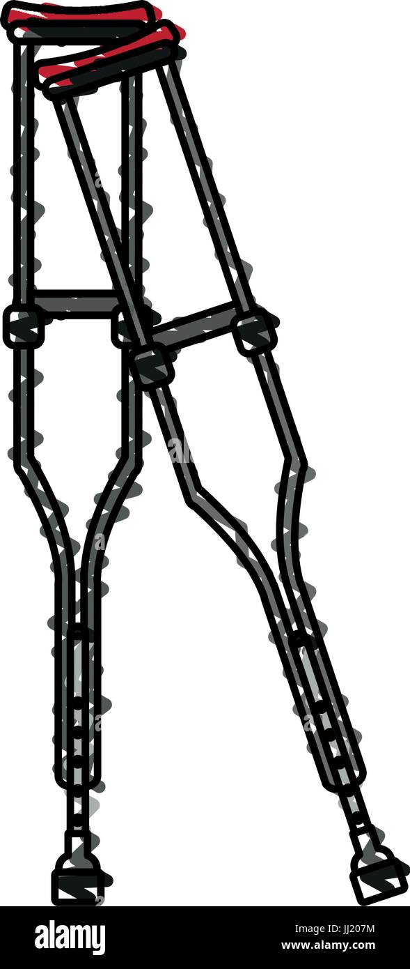 crutches vector illustration Stock Vector Image & Art - Alamy