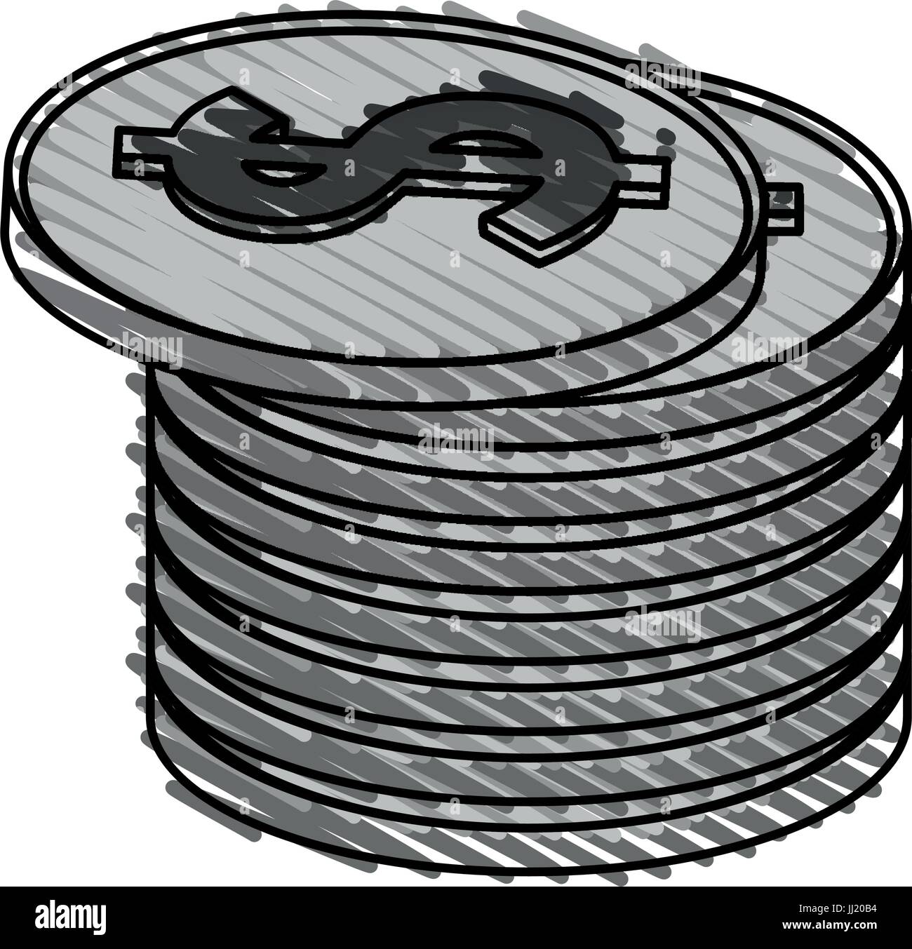 coins vector illustration Stock Vector Image & Art - Alamy