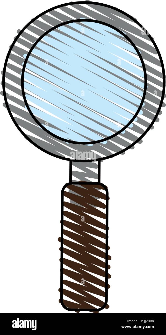 magnifying glass vector illustration Stock Vector Image & Art - Alamy