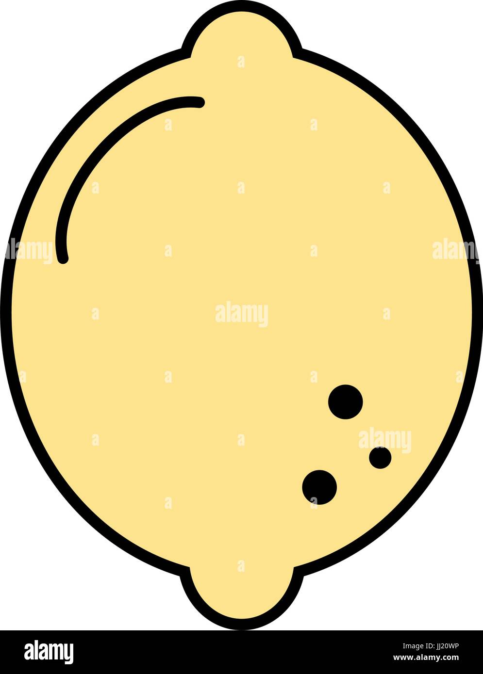 delicious lemon fruit with vitamins and protein Stock Vector Image & Art - Alamy