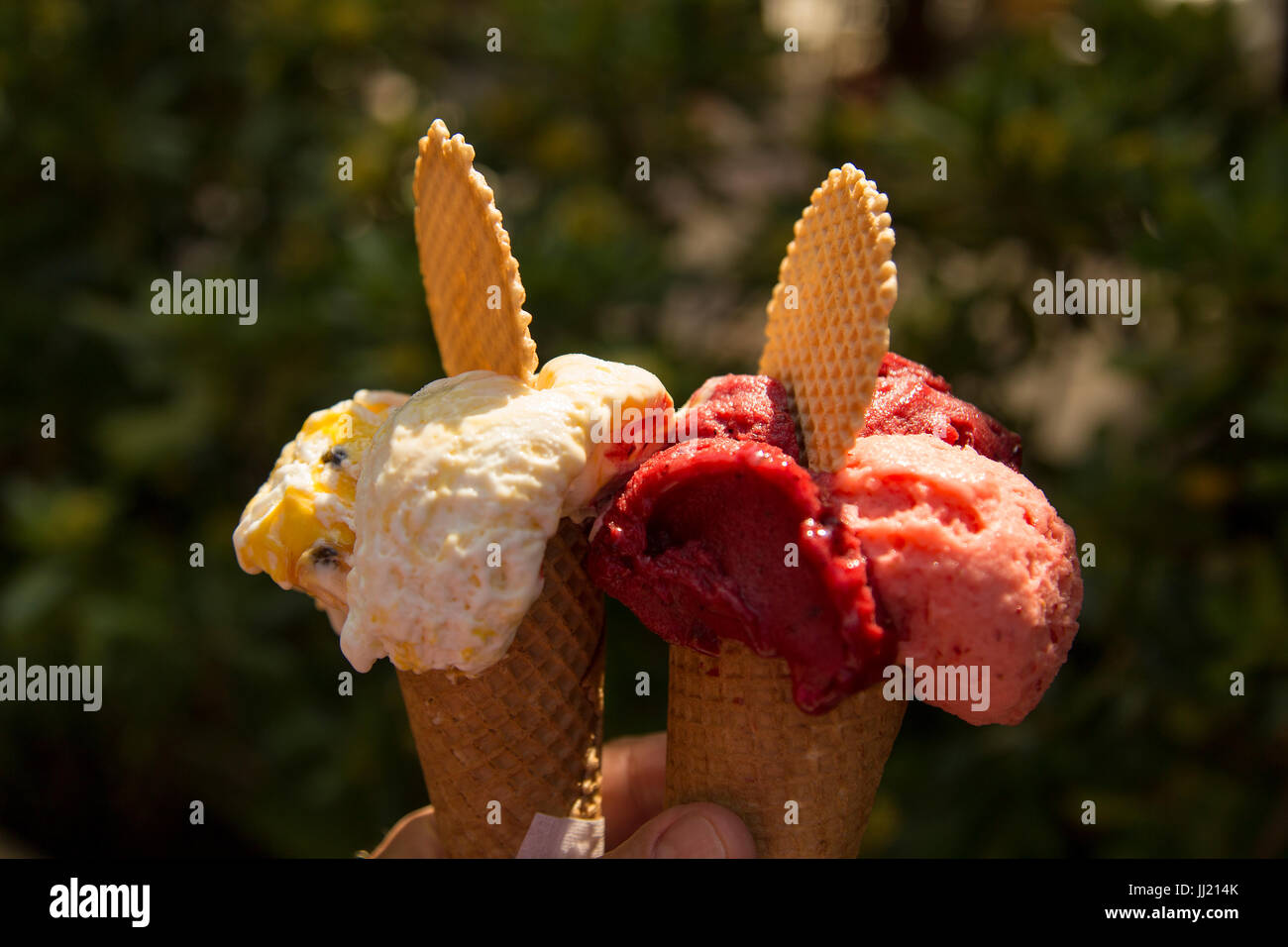 Italian Ice Cream Stock Photos & Italian Ice Cream Stock Images - Alamy