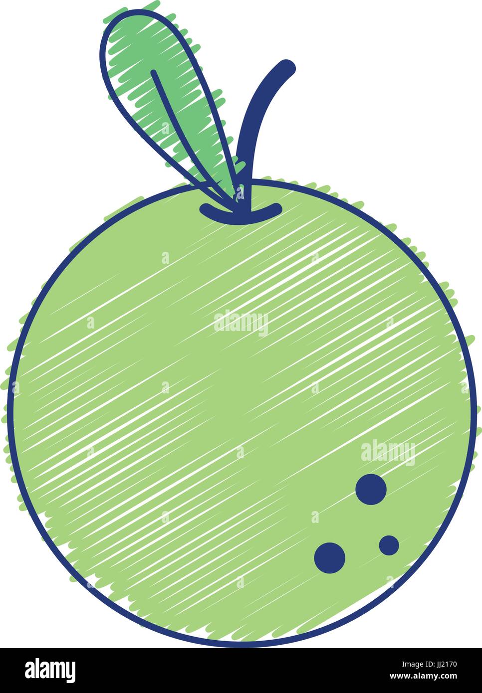 delicious apple fruit with vitamins and protein Stock Vector Image & Art - Alamy