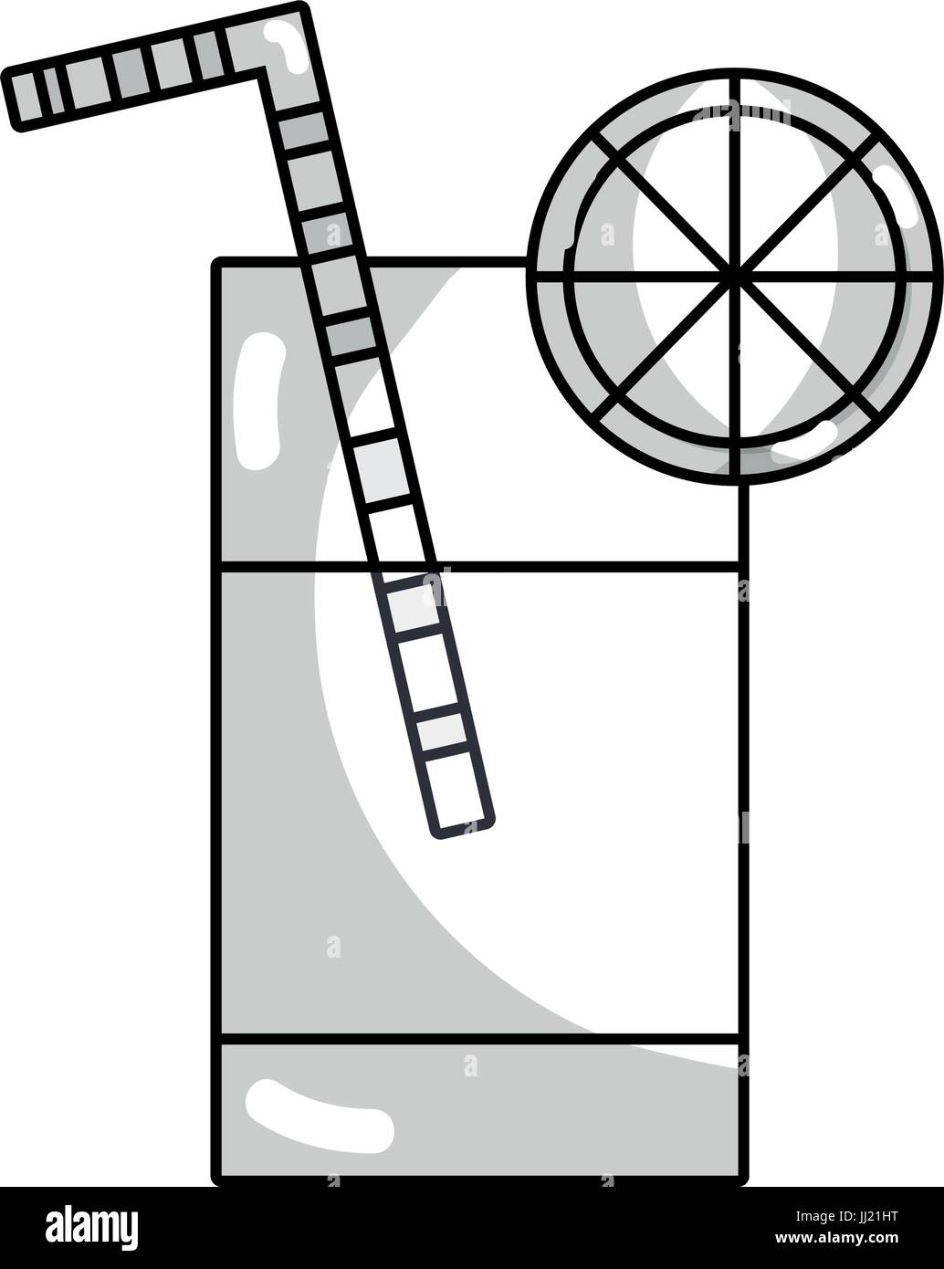 line refreshment in the bottle glass to drink Stock Vector Image & Art ...