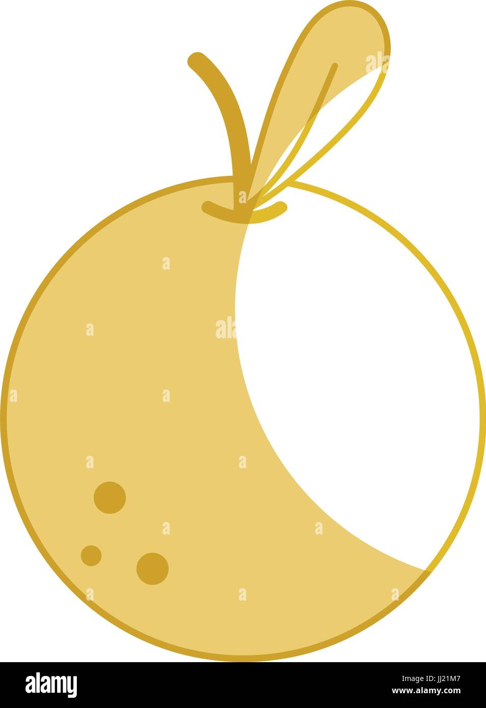 silhouette delicious orange fruit with vitamins and protein Stock Vector Image & Art - Alamy