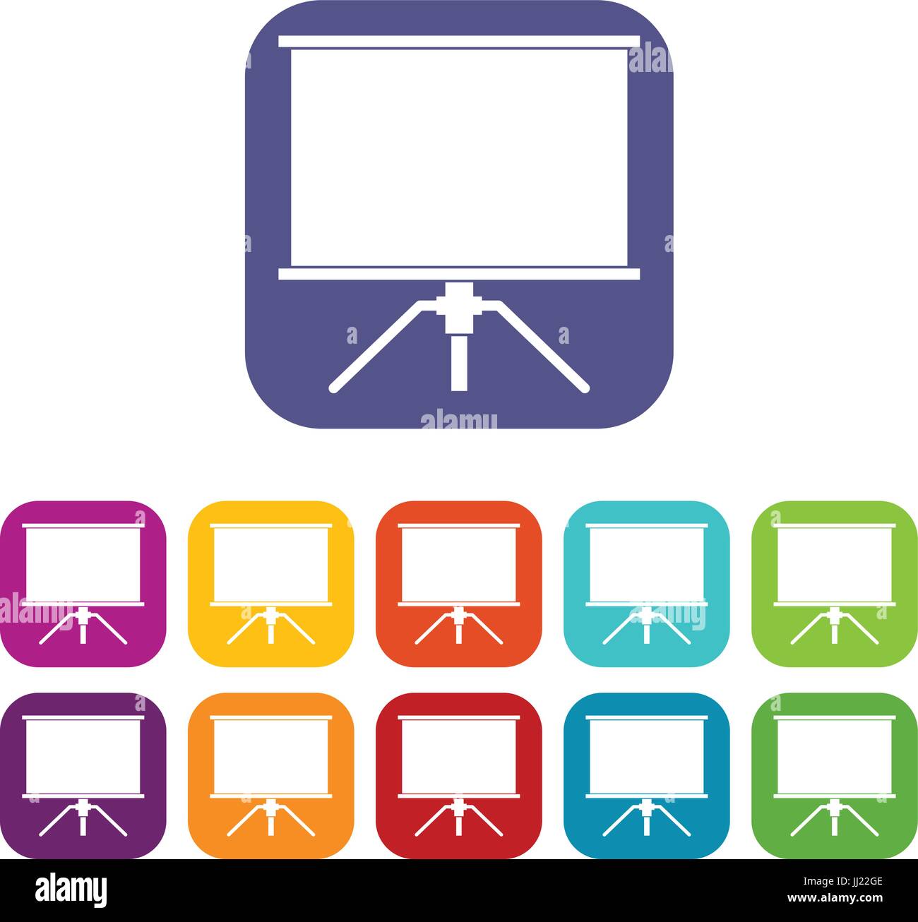 Office meeting presentation green screen Stock Vector Images - Alamy