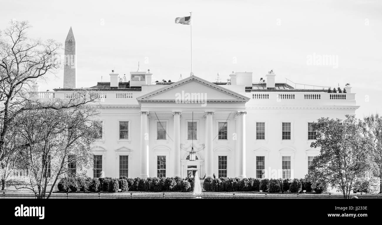 The famous White House in Washington DC Stock Photo - Alamy