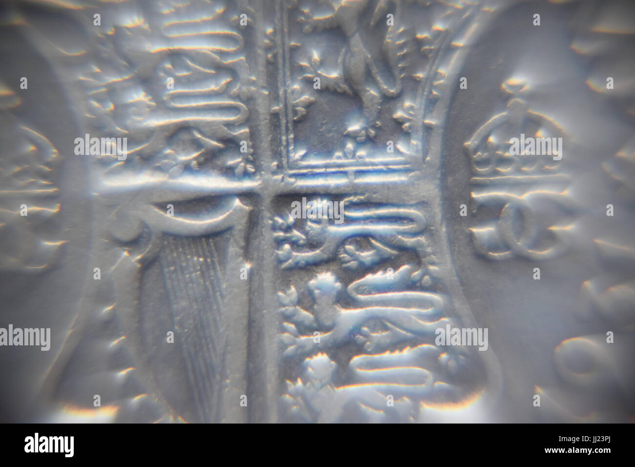 Back of a florin Stock Photo - Alamy