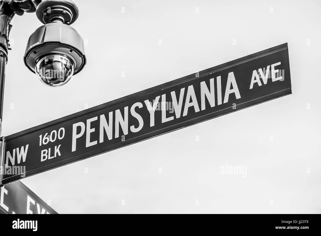 Street sign - Pennsylvania Avenue in Washington DC Stock Photo - Alamy