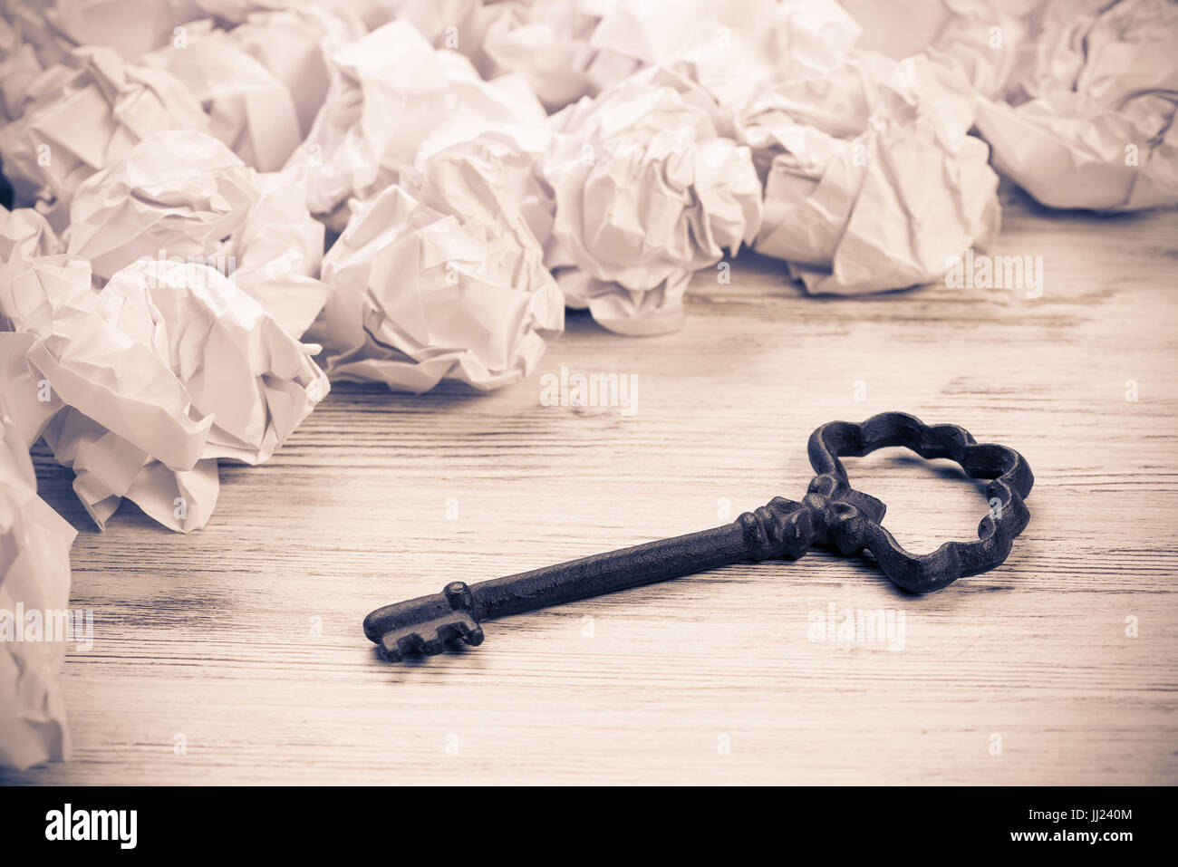 Finding key to success Stock Photo - Alamy