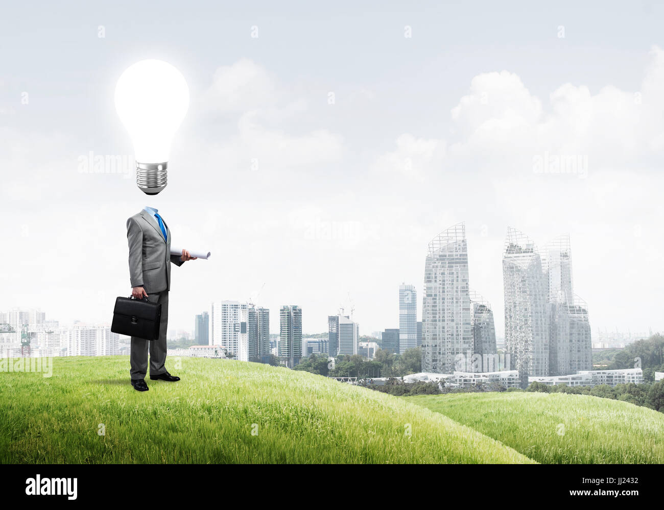 Man of creative ideas Stock Photo - Alamy