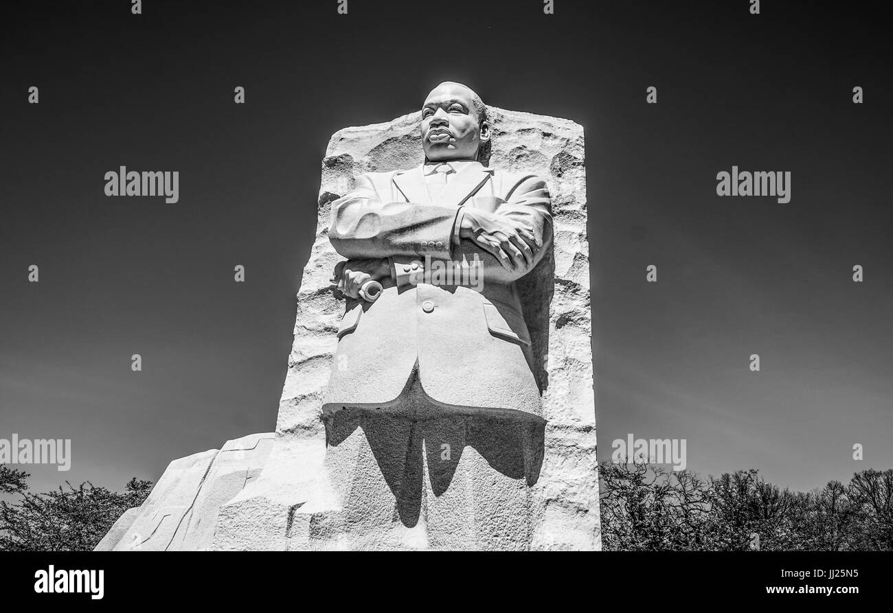 Washington dc martin luther Black and White Stock Photos & Images - Alamy