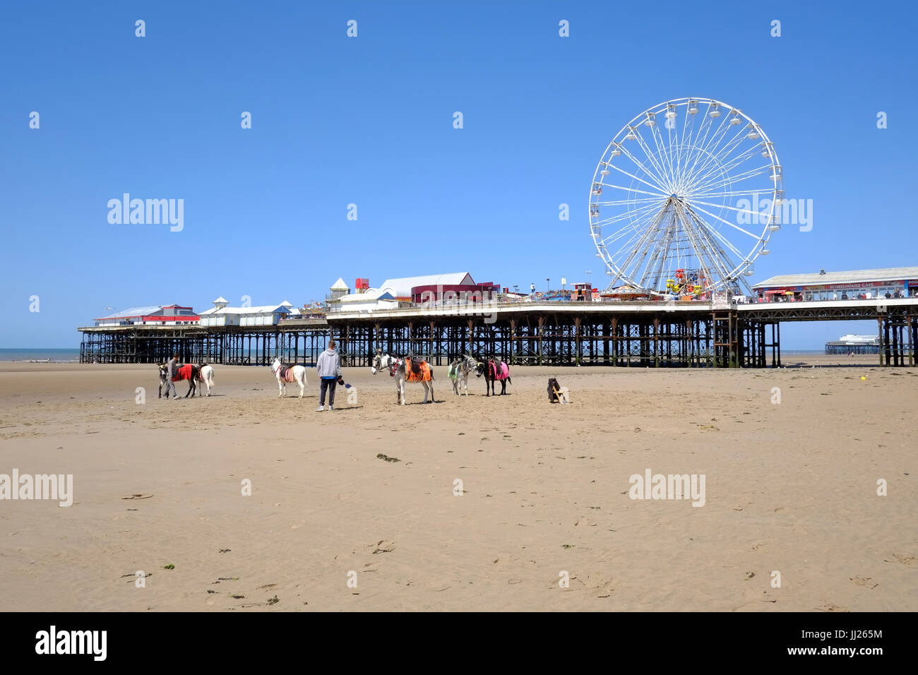 Central Pier, Blackpool Stock Photo - Alamy