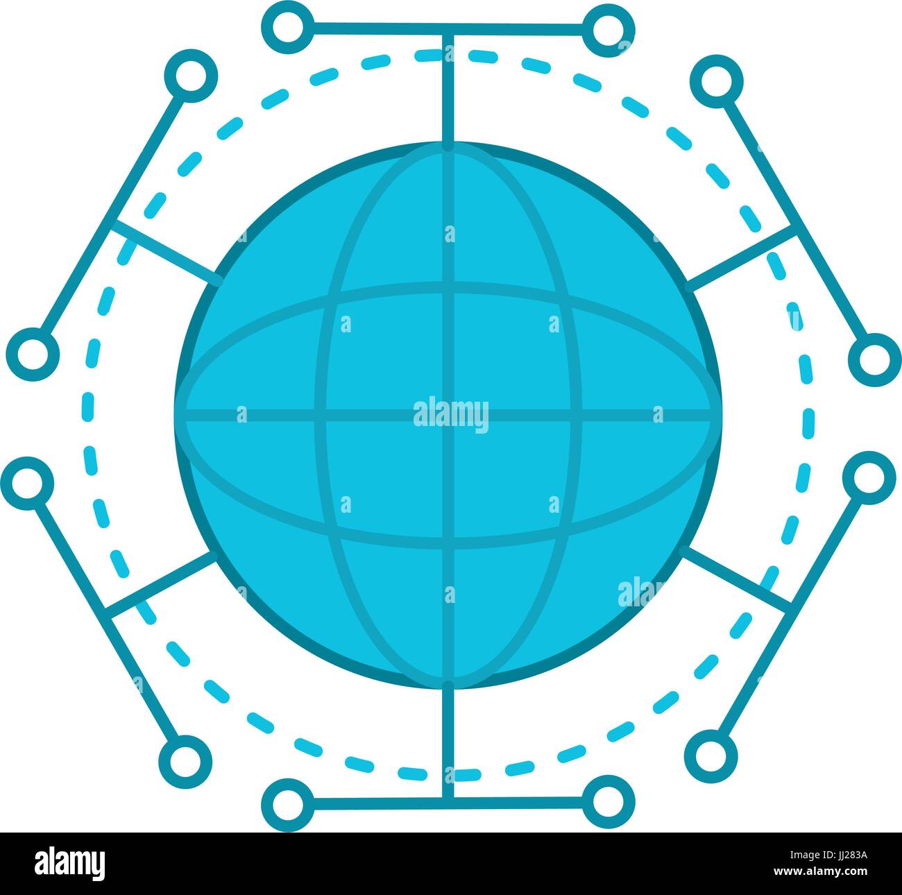 global digital technology data connection Stock Vector Image & Art - Alamy