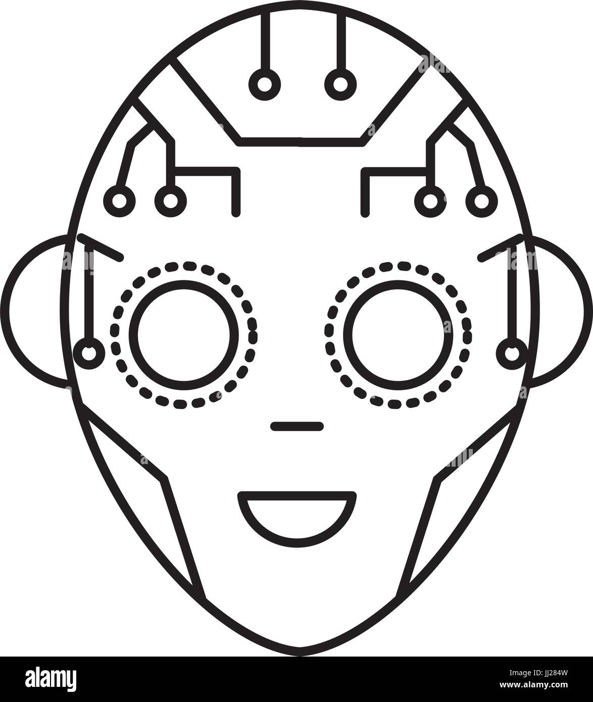 Connection information in cyber Black and White Stock Photos & Images ...