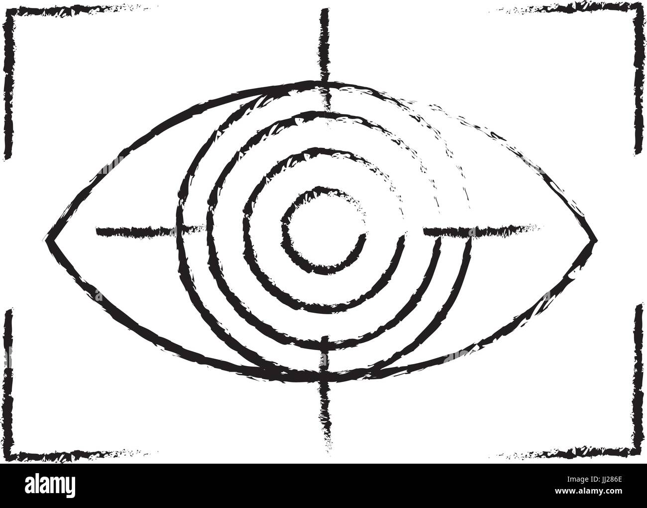 figure visual technology connect in the cyberspace structure Stock ...