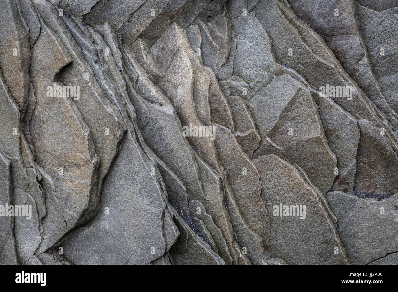 Close up of Basalt rock showing patterns for backgrounds Stock Photo ...