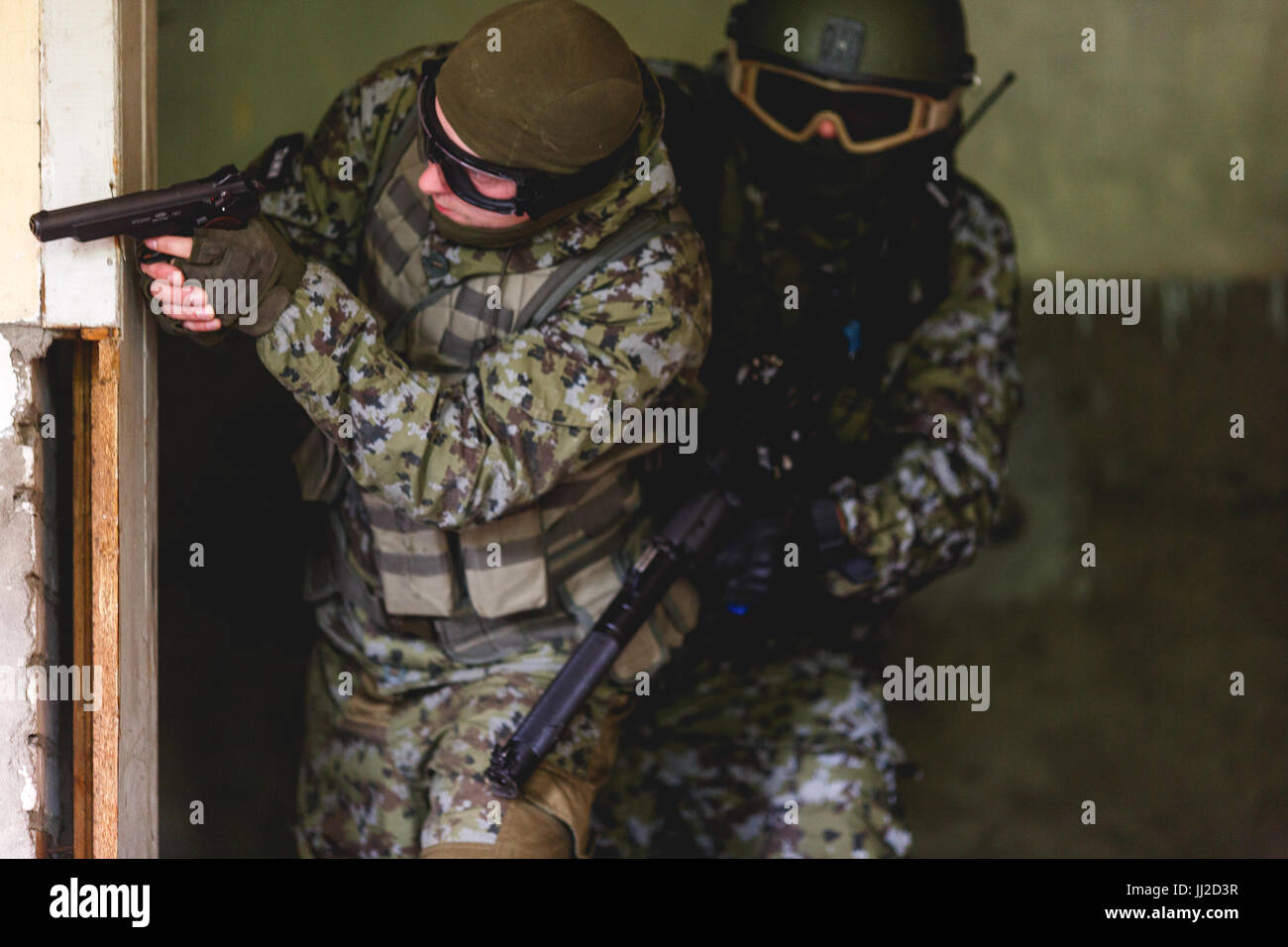 Image of the military on reconnaissance Stock Photo - Alamy