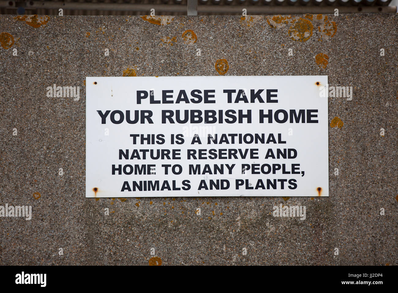 Please not leave rubbish sign hi-res stock photography and images - Alamy