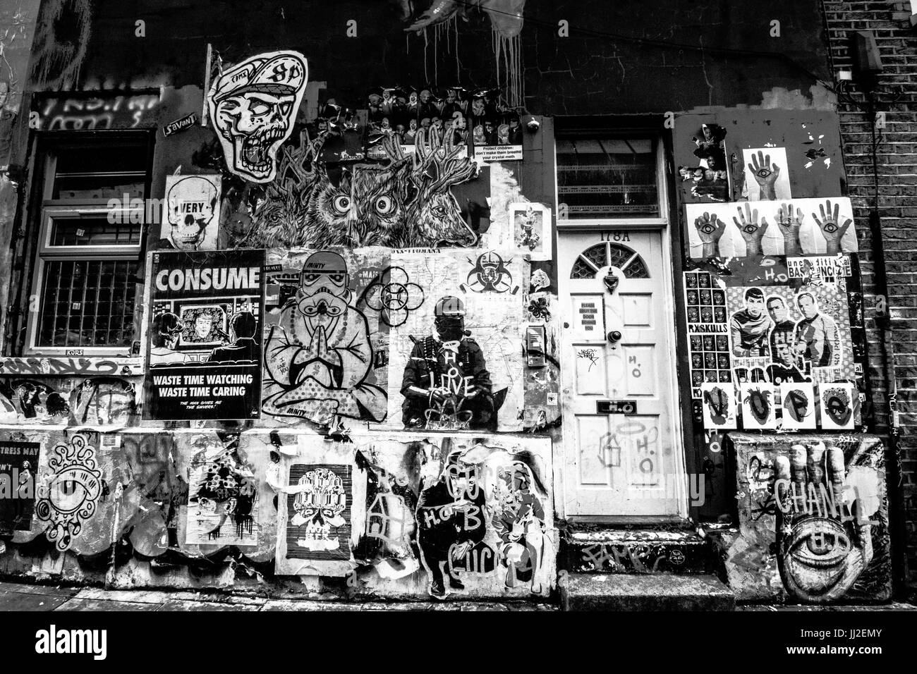 London shoreditch Black and White Stock Photos & Images - Alamy