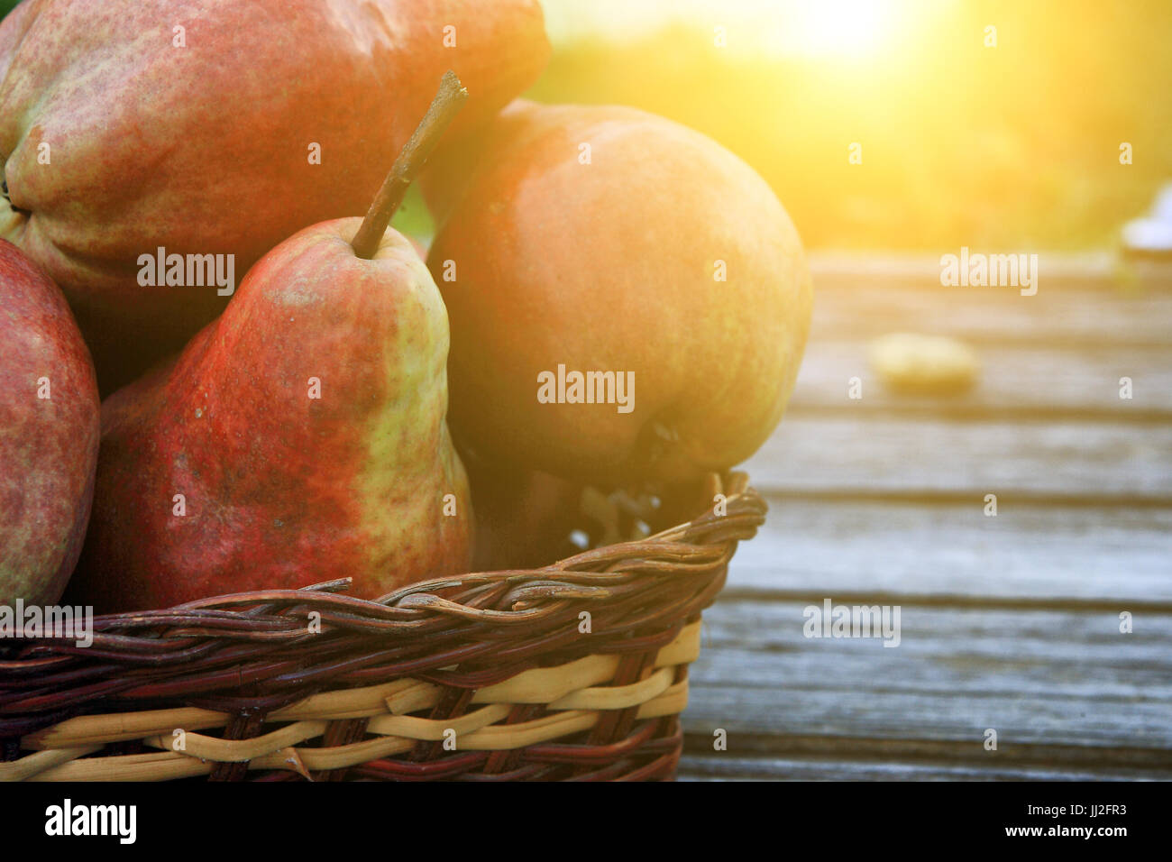 Pear small basket hi-res stock photography and images - Alamy