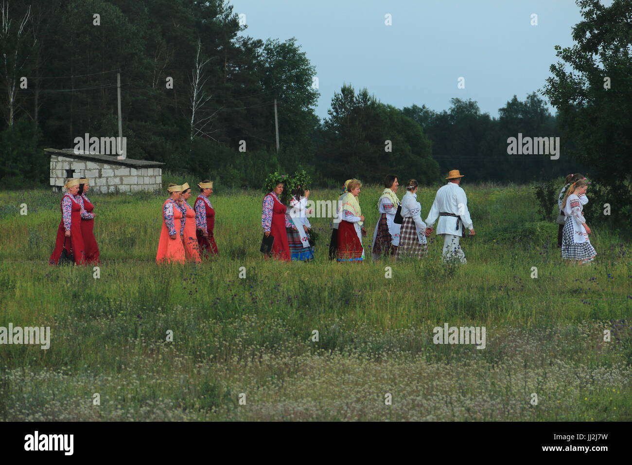 National costume procession hi-res stock photography and images - Alamy