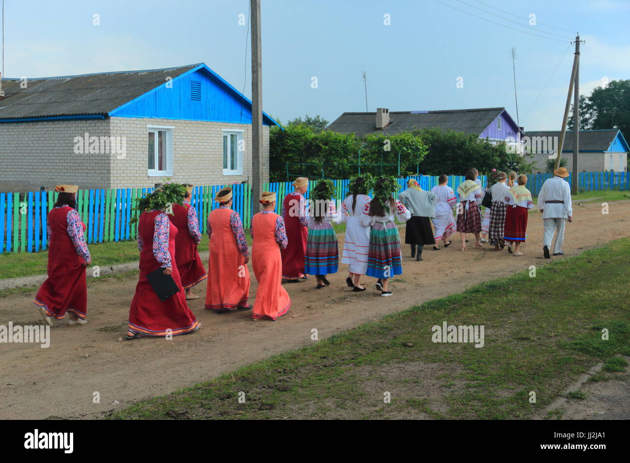 National costume procession hi-res stock photography and images - Alamy