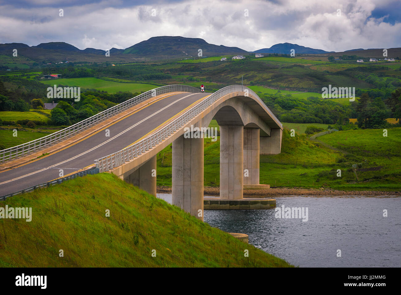 The Harry Blaney Bridge in Donegal Stock Photo - Alamy