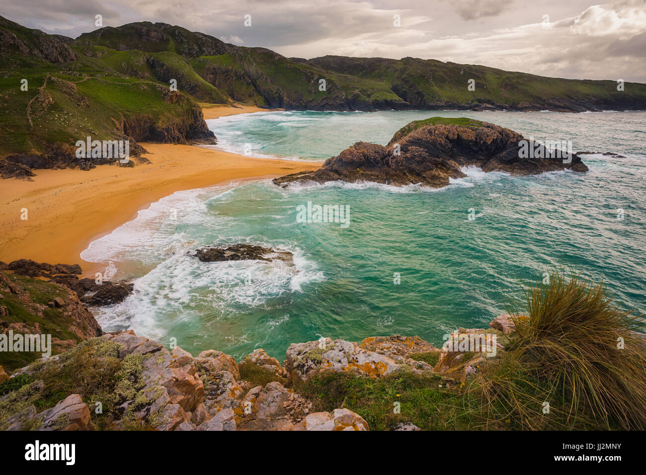 Murder Hole beach in Ireland Stock Photo - Alamy